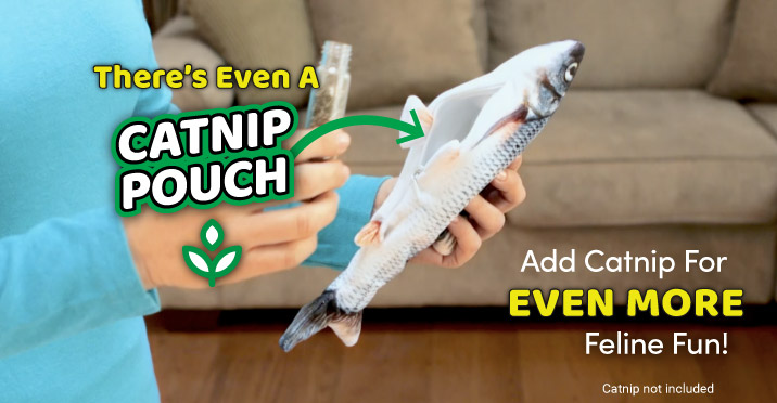 Flippity Fish™ | The amazing, realistic cat toy | Wiggles like a real fish