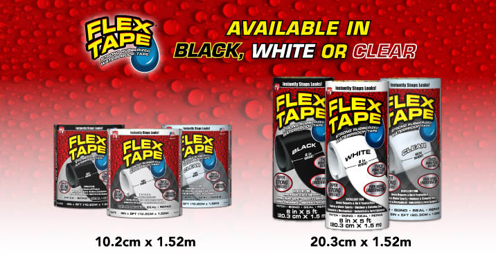 FLEX TAPE® | Strong Rubberised Waterproof Tape! | Available in Black ...