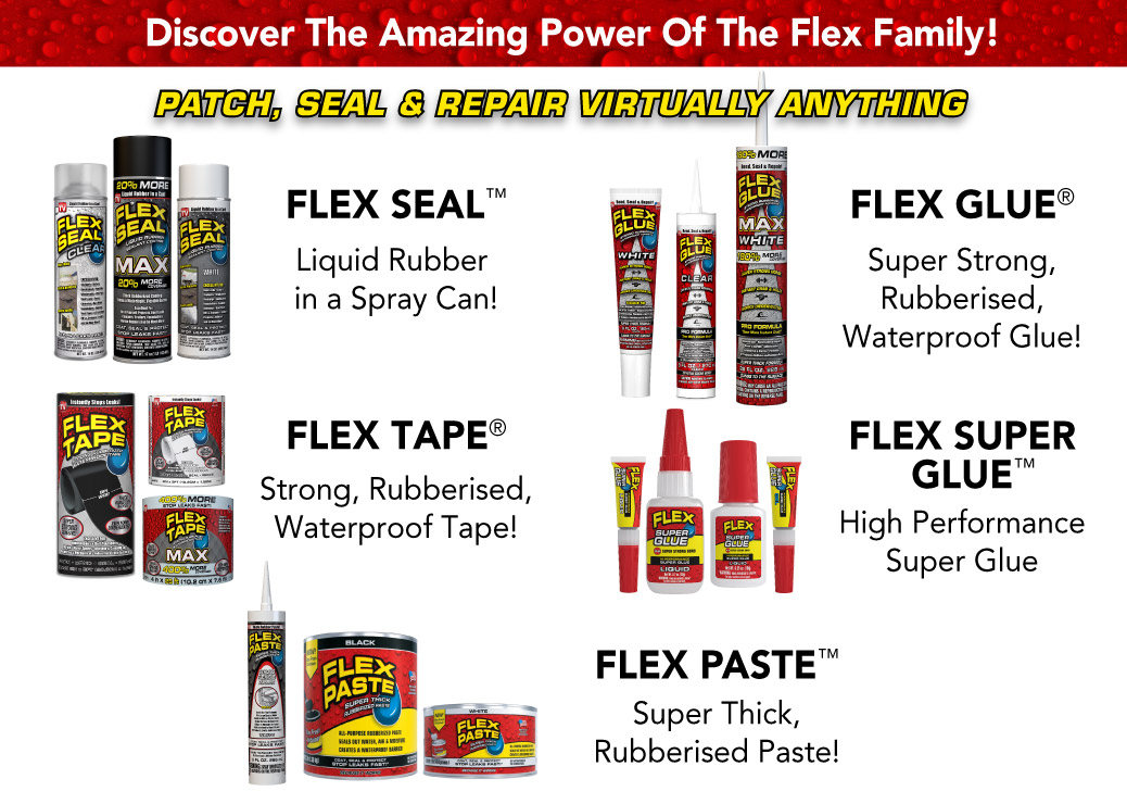 FLEX SEAL™ | Liquid Rubber in a Spray Can! | Available in Black, White ...