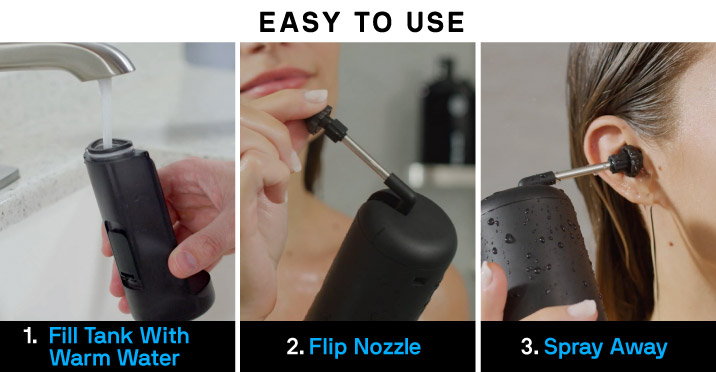 WUSH™ by BlackWolf | Powered Ear Cleaner & Earwax Remover