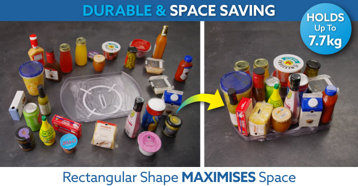 Smart Spin | Rotating Refrigerator Organiser